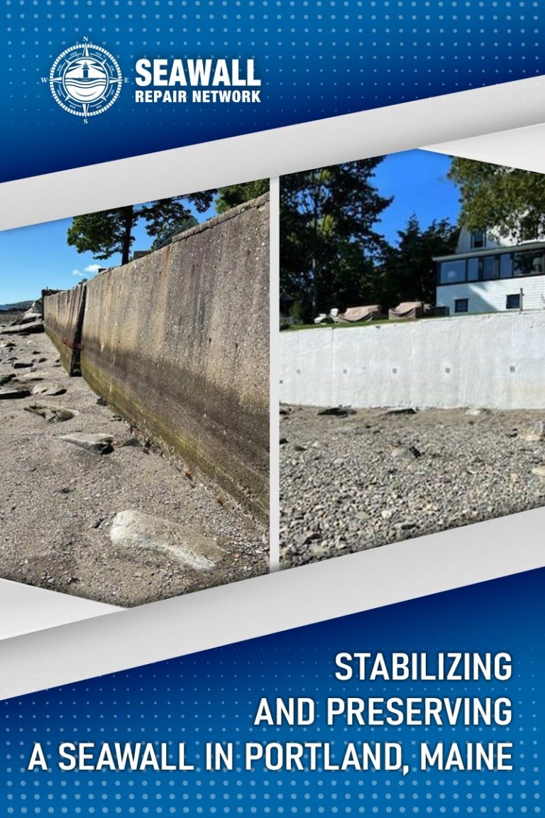 Stabilizing and Preserving a Seawall in Portland, Maine - Seawall ...